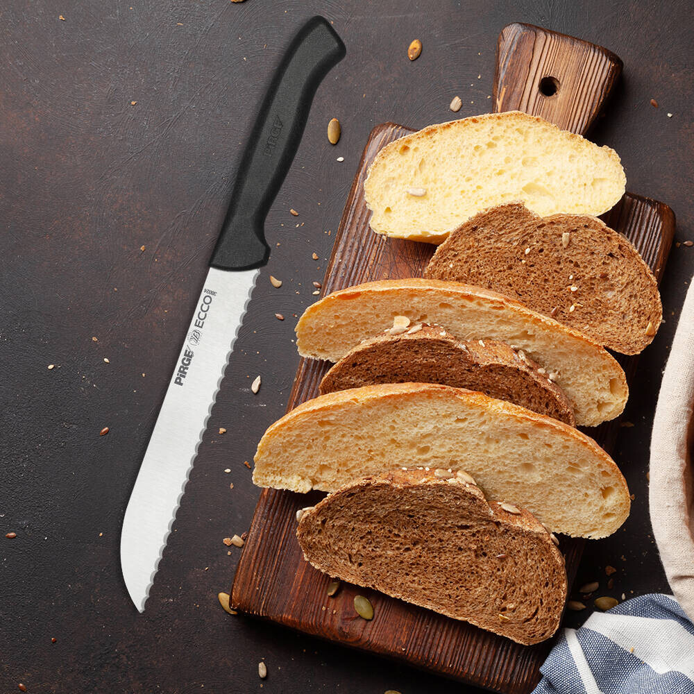 Ecco Ekmek Bıçağı Pro 17,5 cm SİYAH 38024 | Pirge